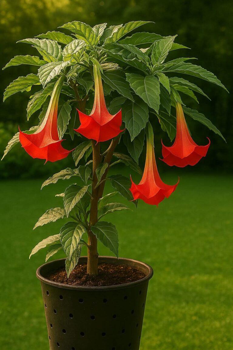 Brugmansia Yellow - Angel's Trumpet Tree - Boota.pk
